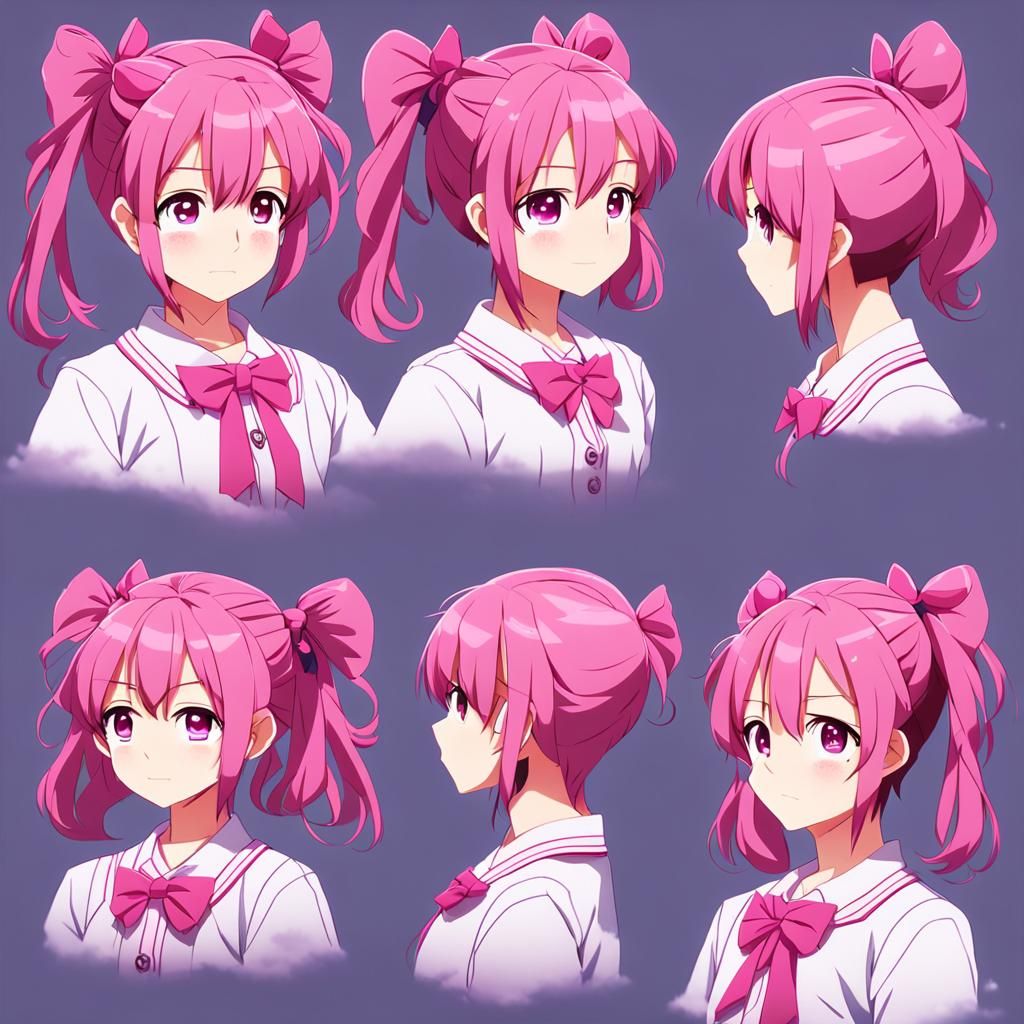 Natsuki's appearance in Doki Doki Literature Club: Physical Description ...