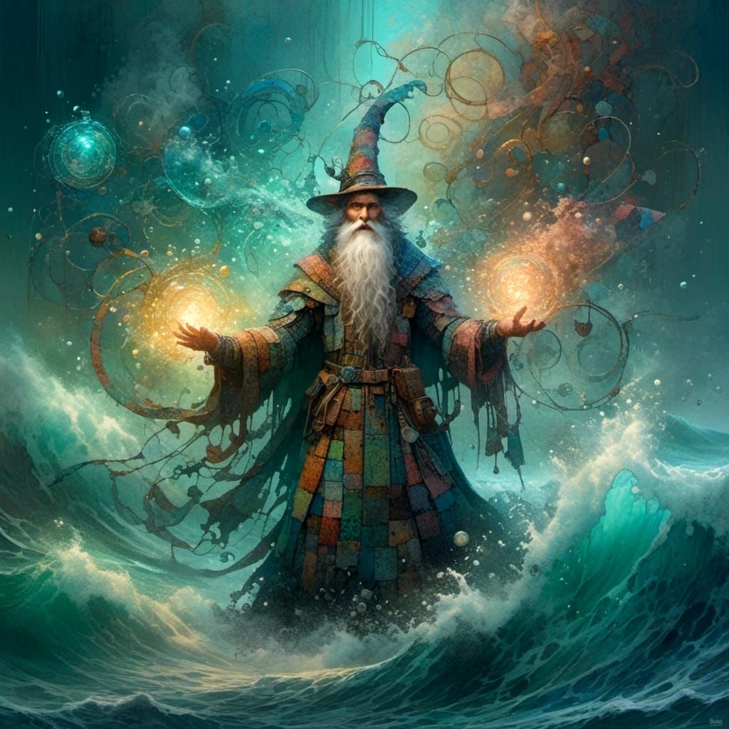 Wizard of the Ocean - AI Generated Artwork - NightCafe Creator