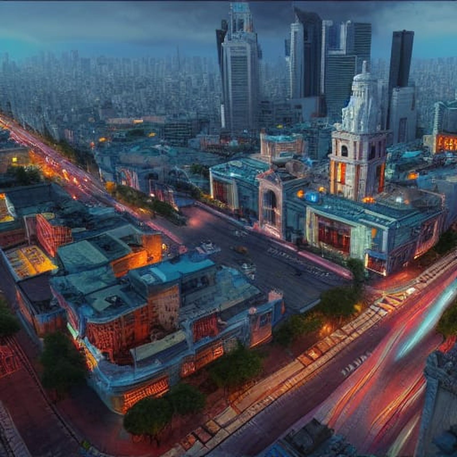 AI generated architecure/skyscrapers | SkyscraperCity Forum