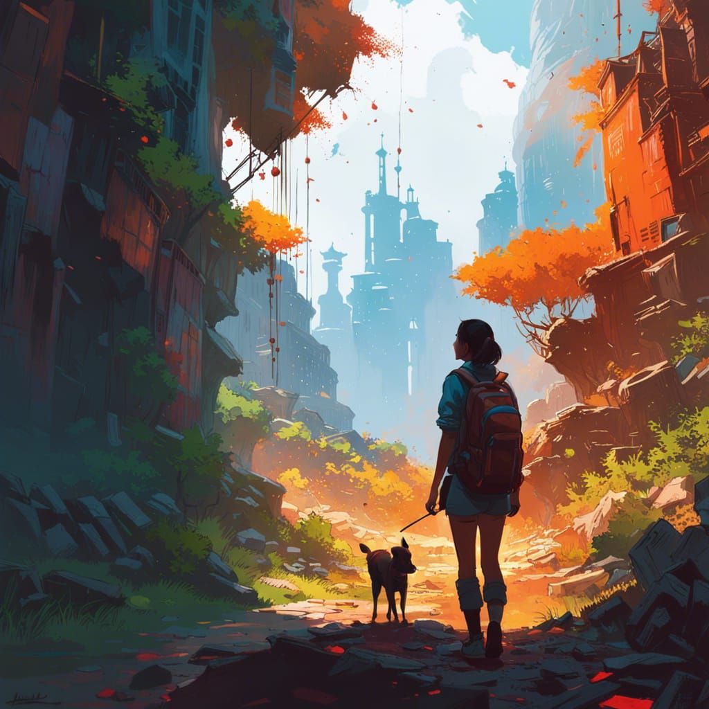 Exploring new things - AI Generated Artwork - NightCafe Creator