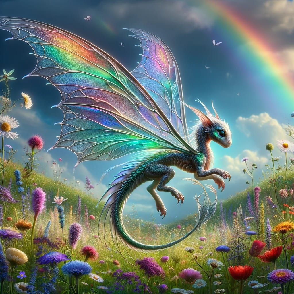 Faerie Dragon - AI Generated Artwork - NightCafe Creator