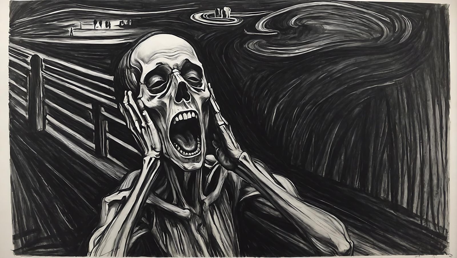 the scream - AI Generated Artwork - NightCafe Creator