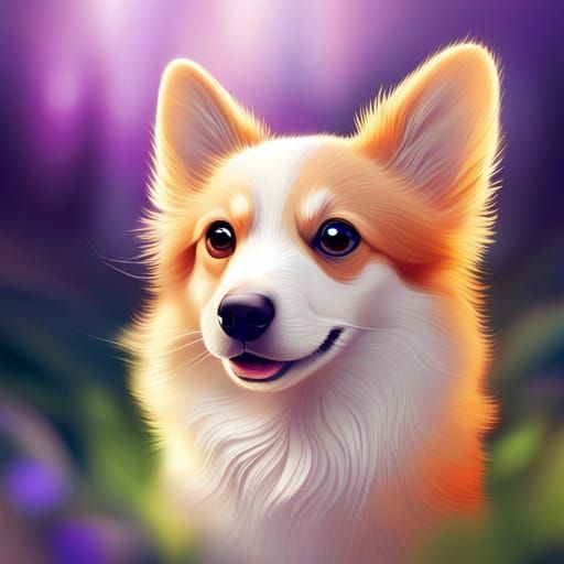 Cute Corgi - AI Generated Artwork - NightCafe Creator