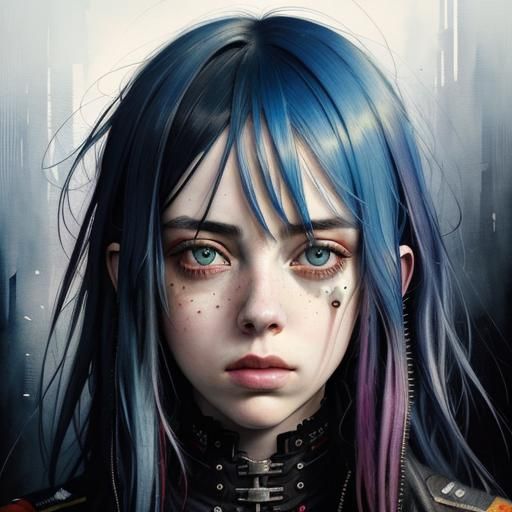 Billie Eilish - AI Generated Artwork - NightCafe Creator