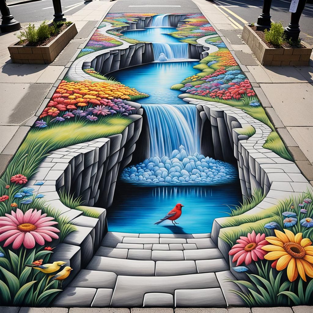 Chalk Art lifelike - AI Generated Artwork - NightCafe Creator