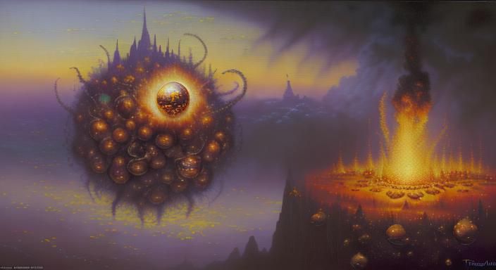 balled fire. - AI Generated Artwork - NightCafe Creator