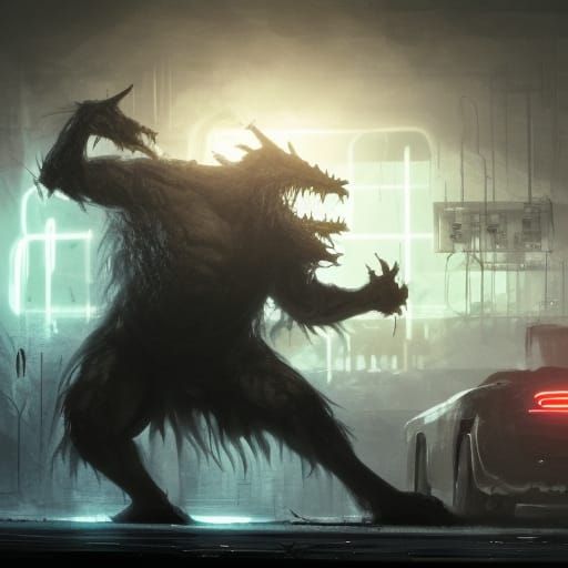 Wolfman - AI Generated Artwork - NightCafe Creator