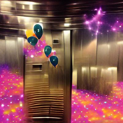 Party party party in a elevator - AI Generated Artwork - NightCafe Creator