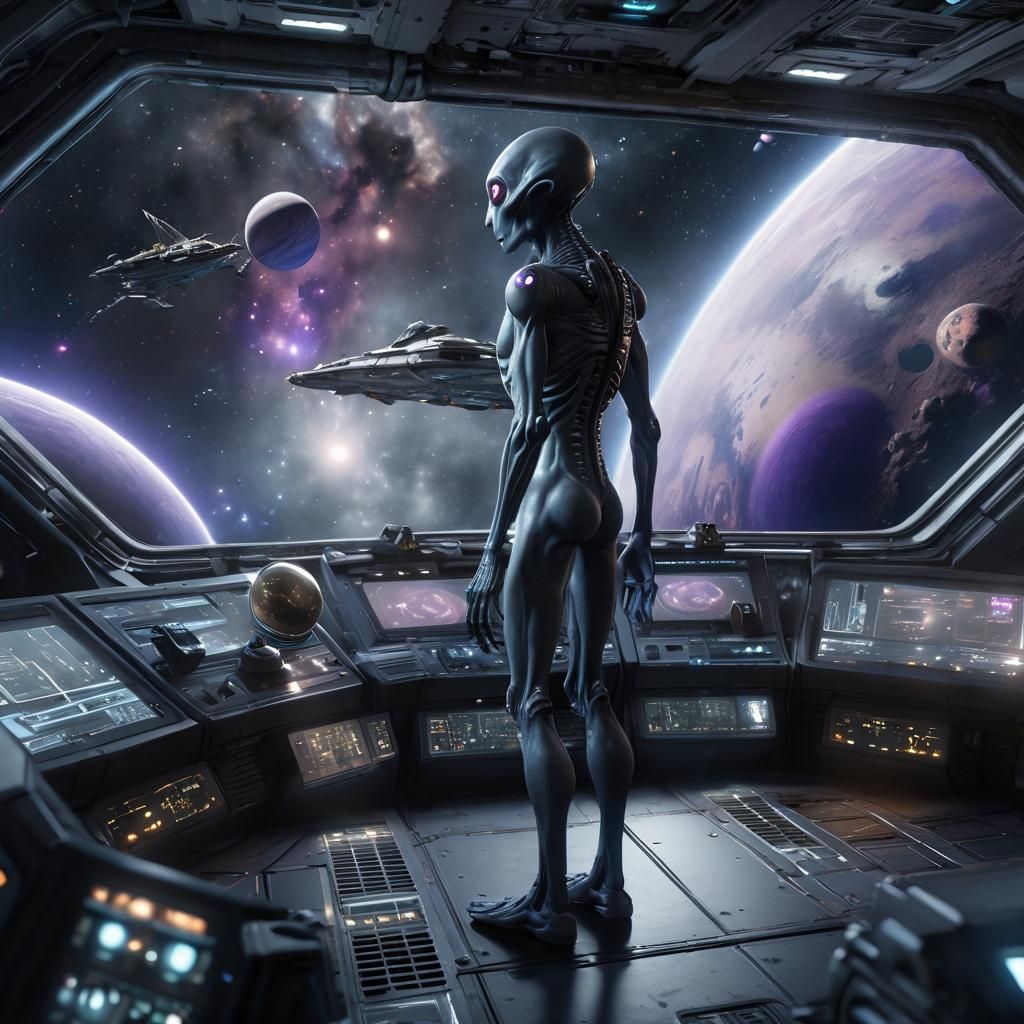 Alien Overwatch - AI Generated Artwork - NightCafe Creator