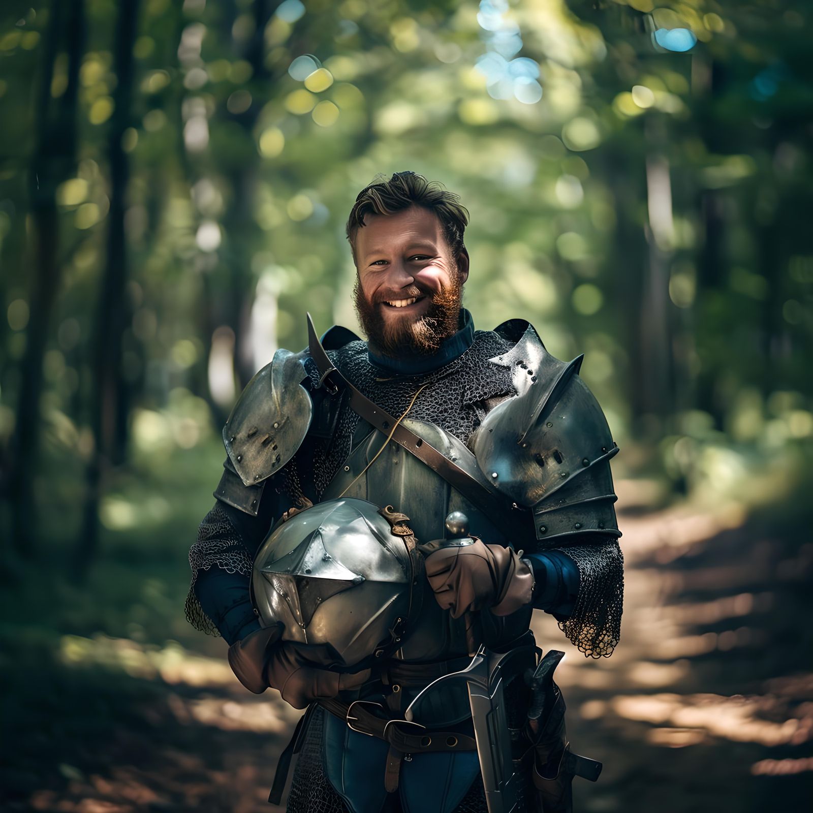 Happy Knight - AI Generated Artwork - NightCafe Creator