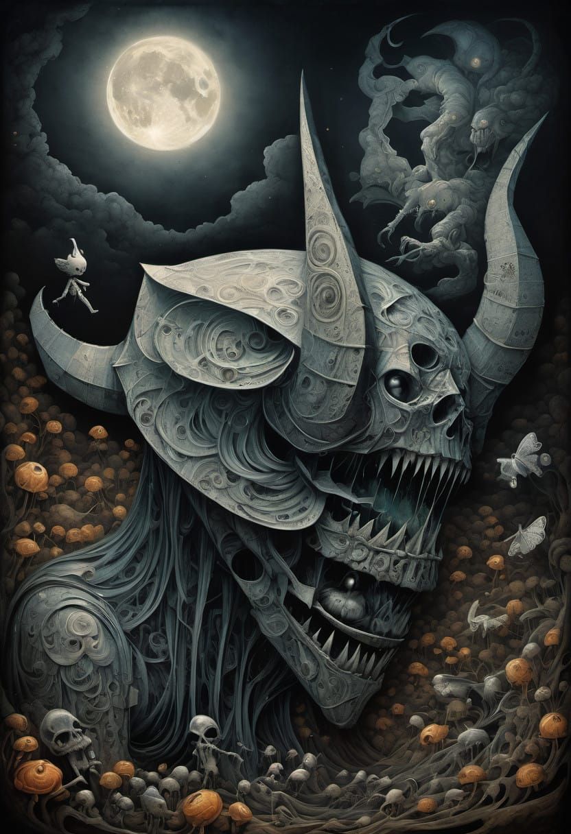 HORROR ultra PRO MAX - Atmospheric Origami Nightmare in Maca...