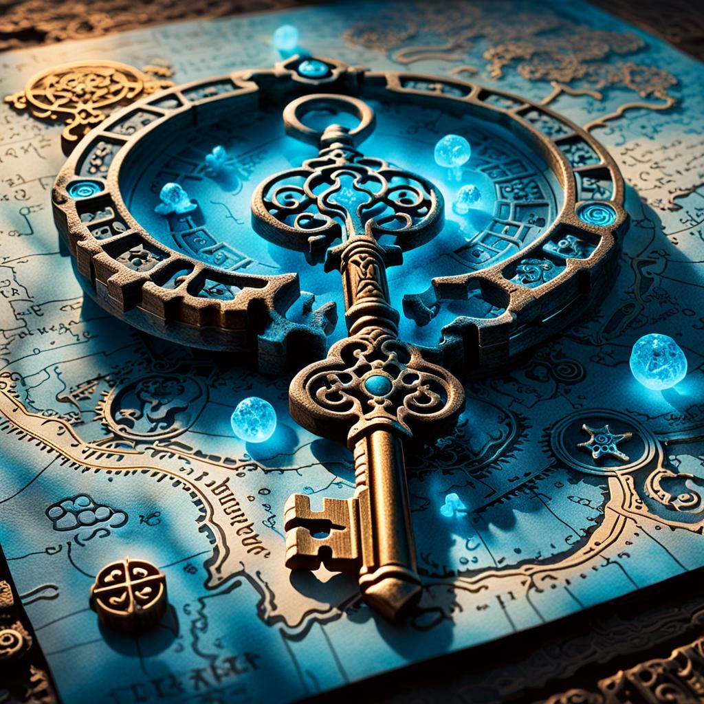 The magic key - AI Generated Artwork - NightCafe Creator