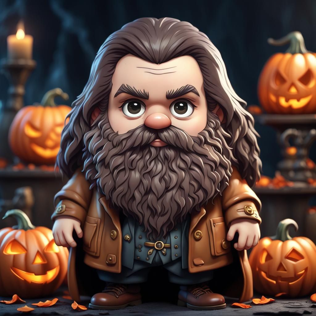 Hagrid's ready for Halloween at Hogwarts! - AI Generated Artwork ...