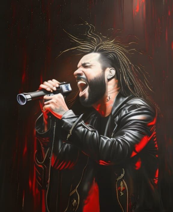 Jonathan Davis Fan Art - AI Generated Artwork - NightCafe Creator