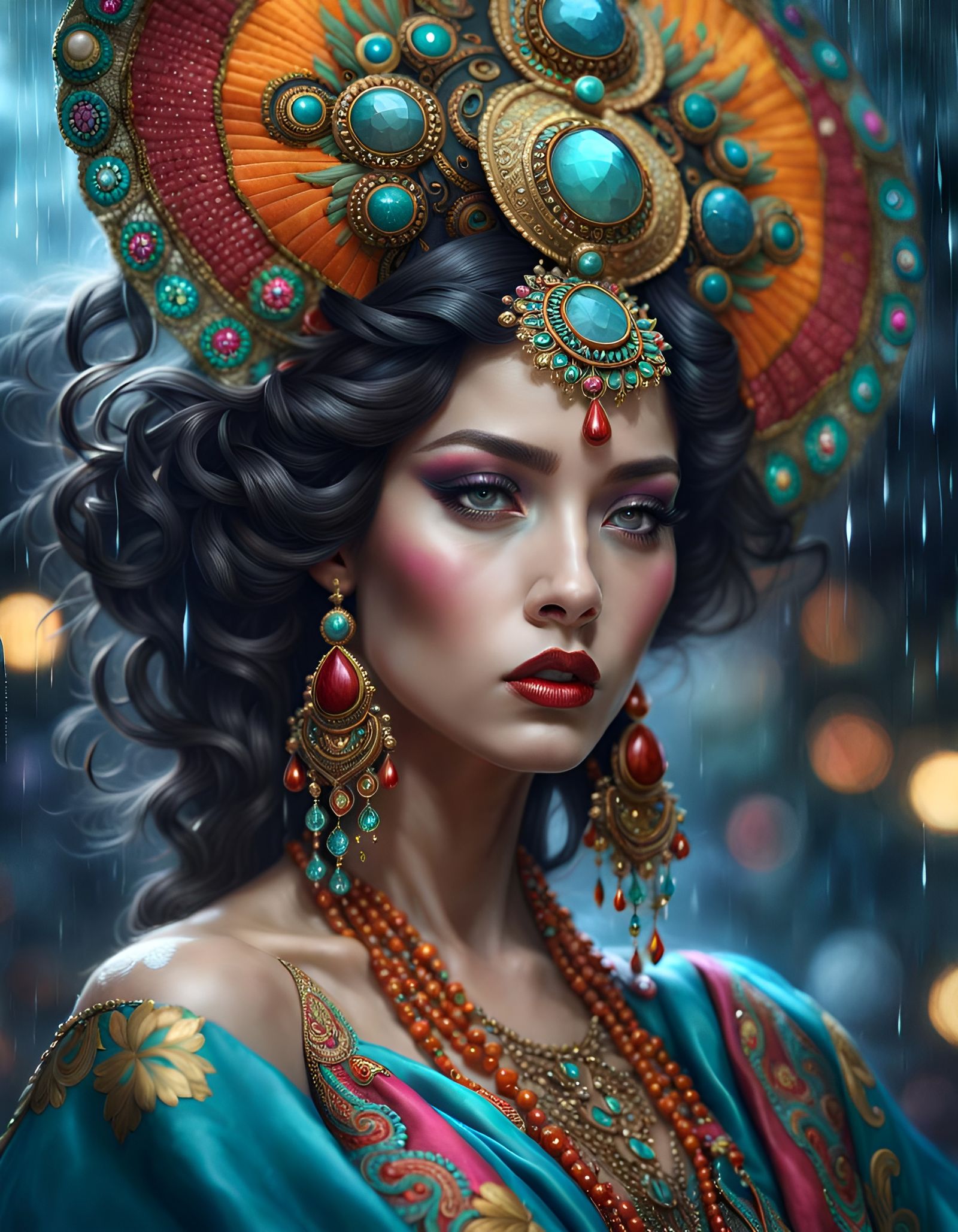 A Displaced Goddess - AI Generated Artwork - NightCafe Creator