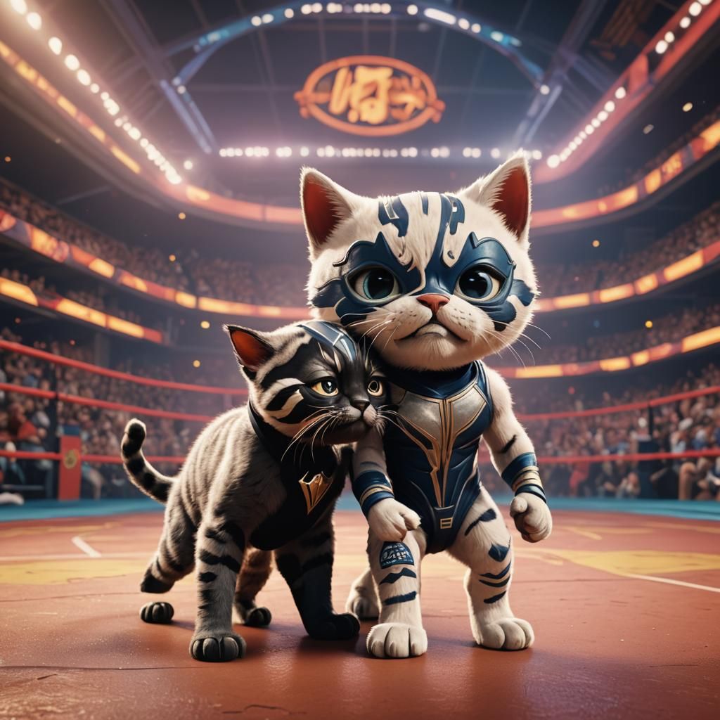 Team Libre Kitten Showdown - AI Generated Artwork - NightCafe Creator