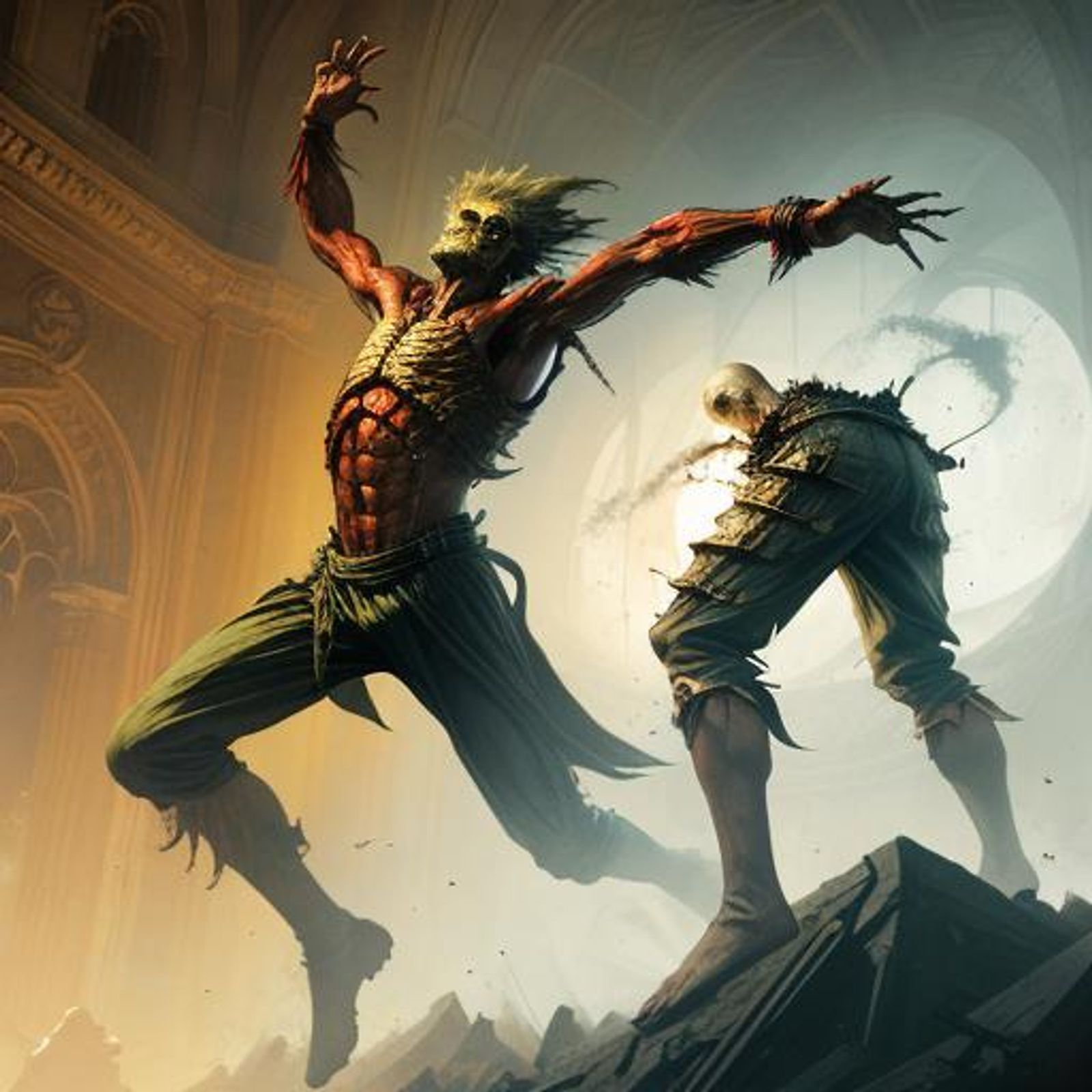 Future Fan Eats Freaky Pants People III - AI Generated Artwork ...