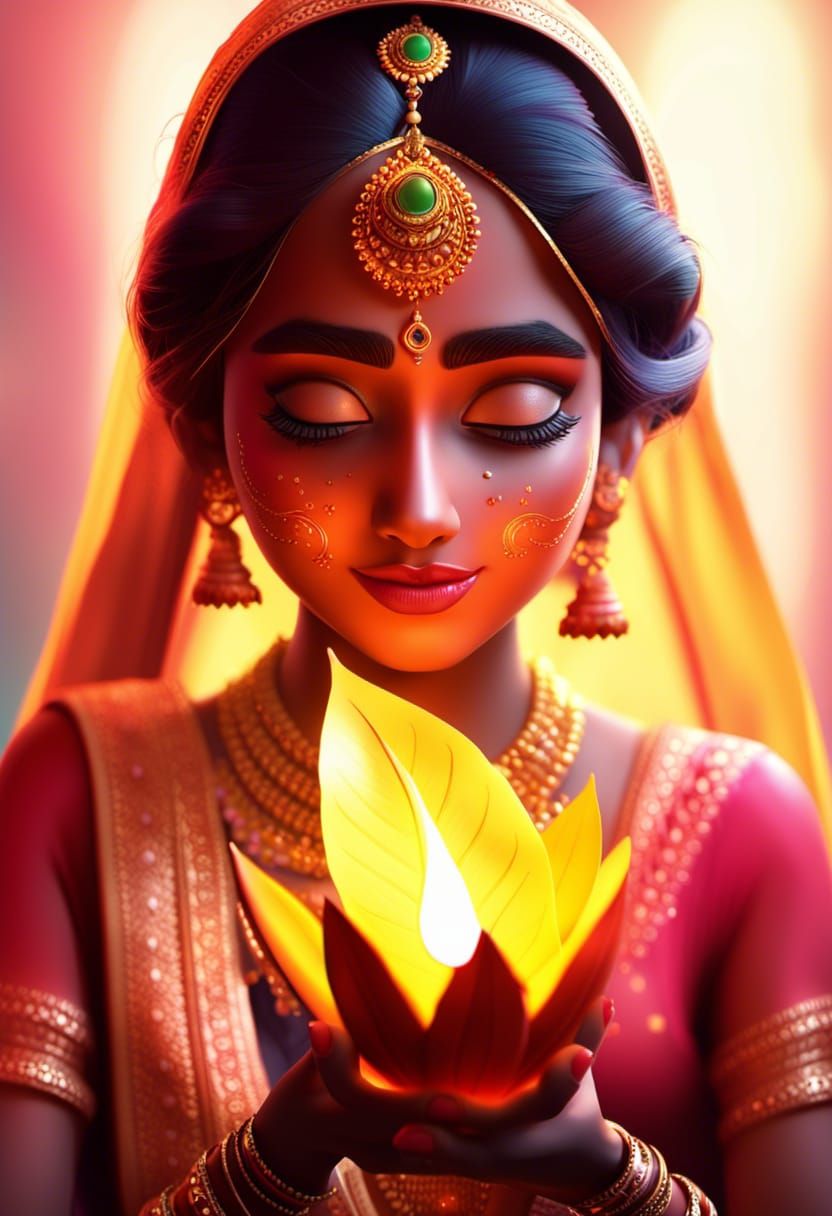 Indian bride - AI Generated Artwork - NightCafe Creator