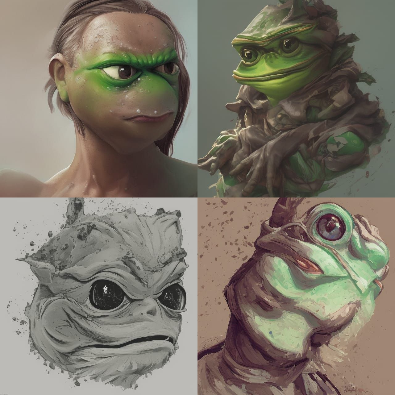 Pepe the frog meme, internet meme - AI Generated Artwork - NightCafe ...