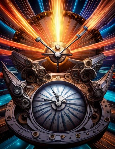 Stable Clock - AI Generated Artwork - NightCafe Creator