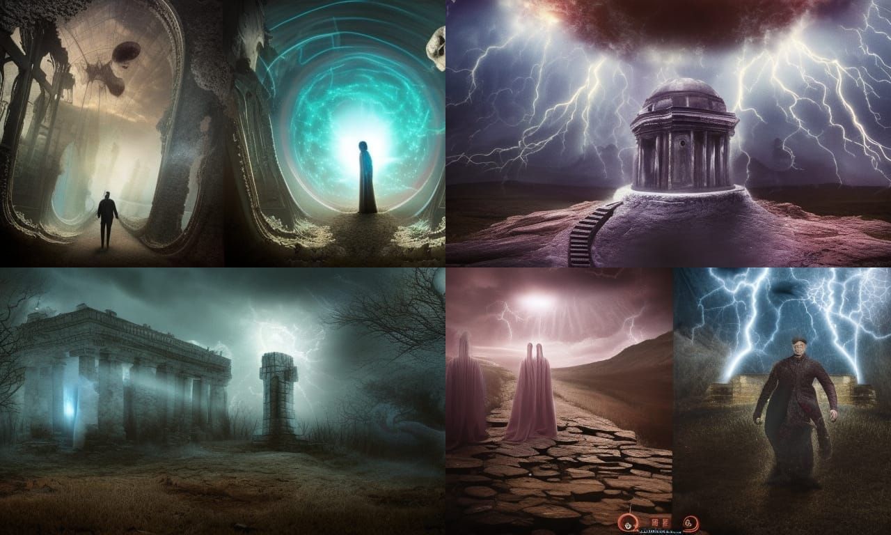 Interdimensional Time Rifts - AI Generated Artwork - NightCafe Creator