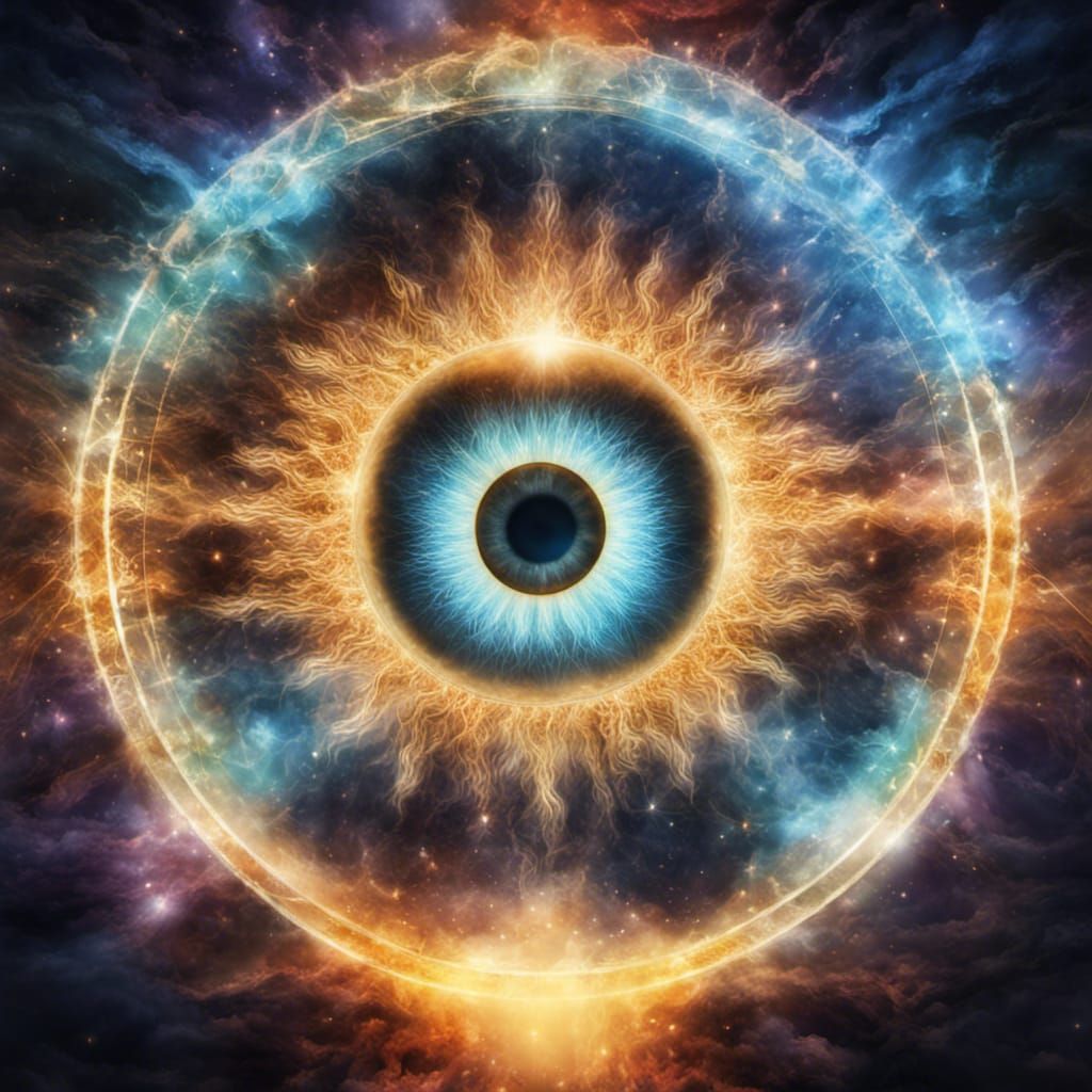 radiant astral eyes of god - AI Generated Artwork - NightCafe Creator