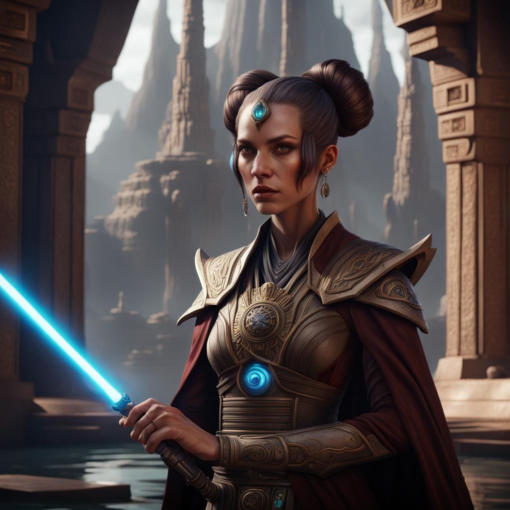 Jedi empress - AI Generated Artwork - NightCafe Creator