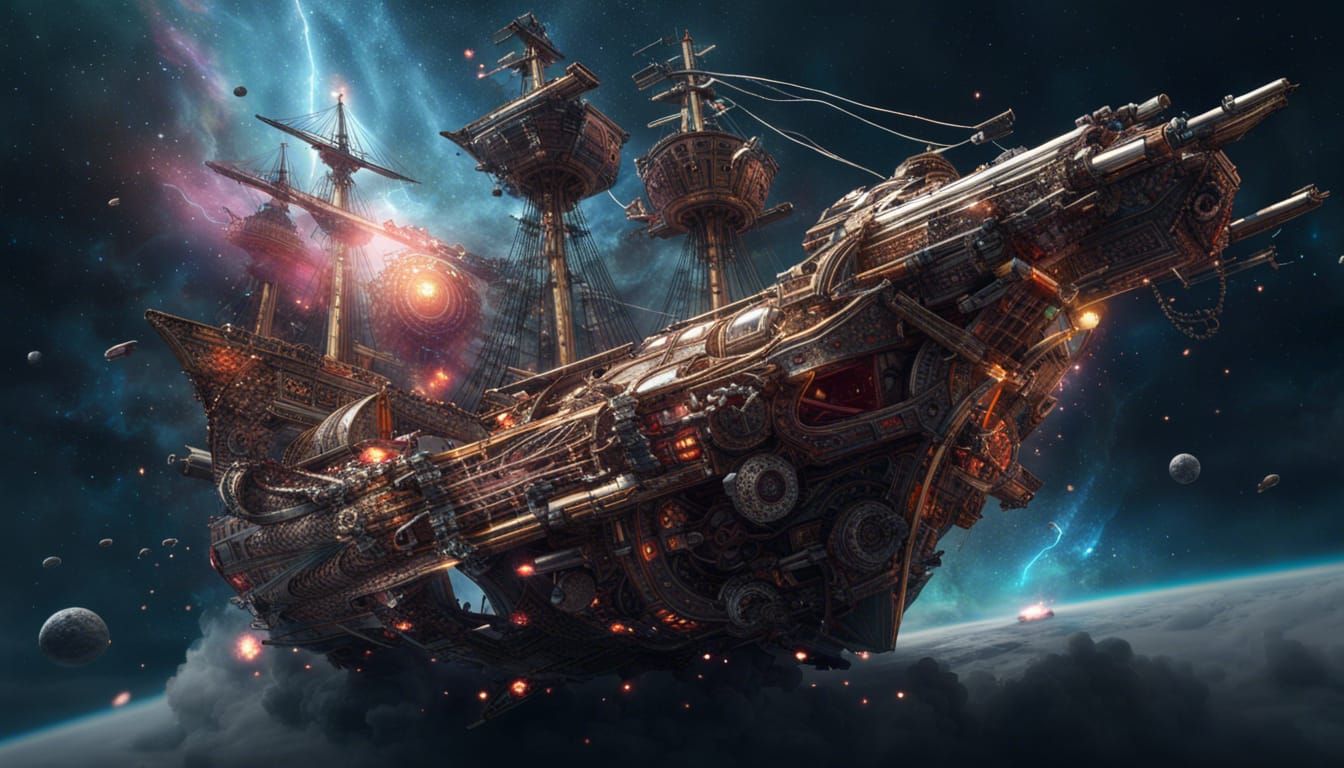 Galactic Pirates - AI Generated Artwork - NightCafe Creator