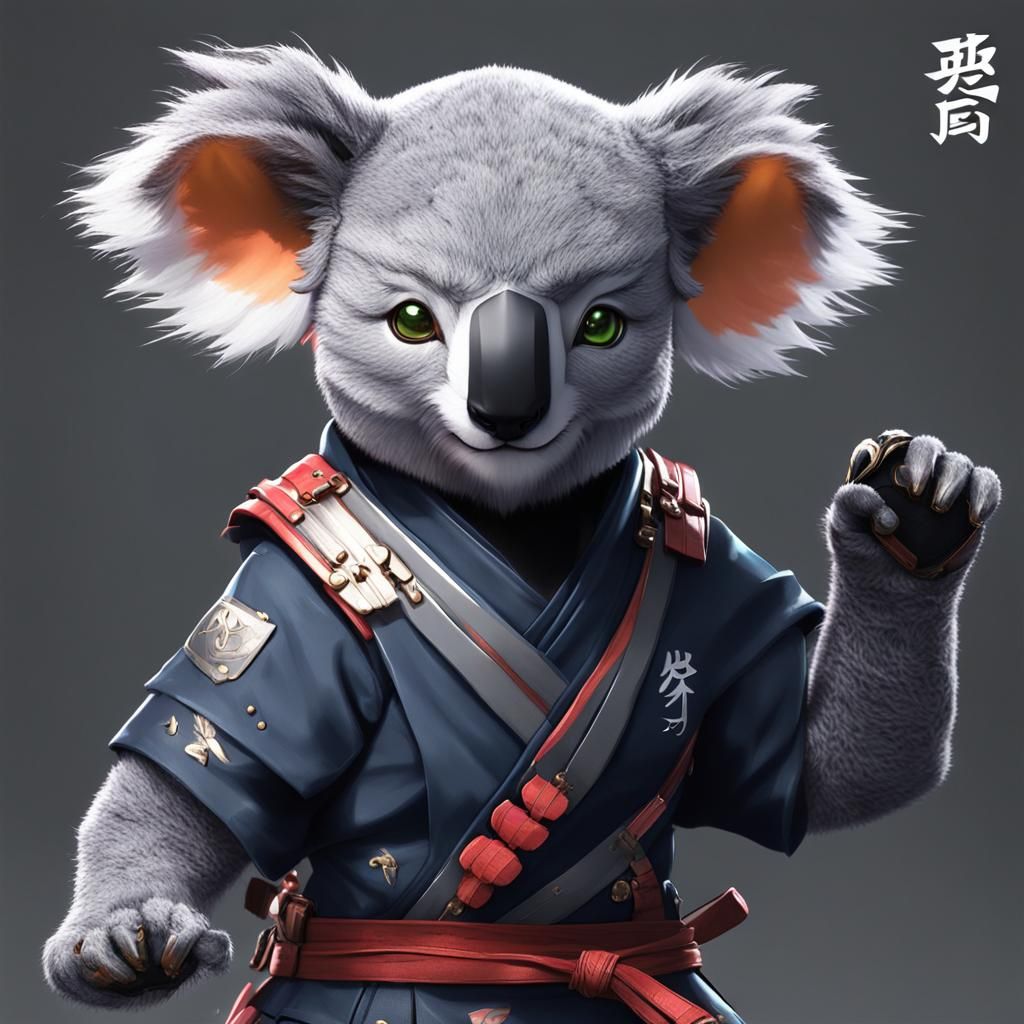 Super Ninja Koala - AI Generated Artwork - NightCafe Creator