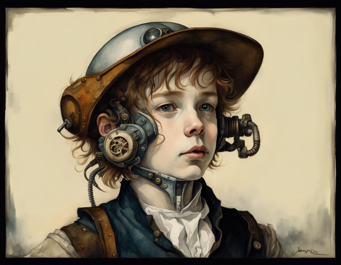mechanoid-boy - AI Generated Artwork - NightCafe Creator