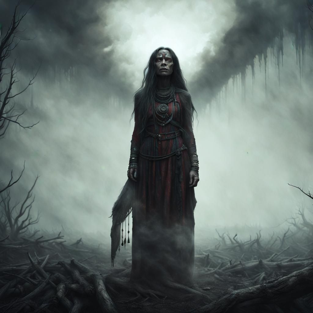 Dark Shaman - AI Generated Artwork - NightCafe Creator