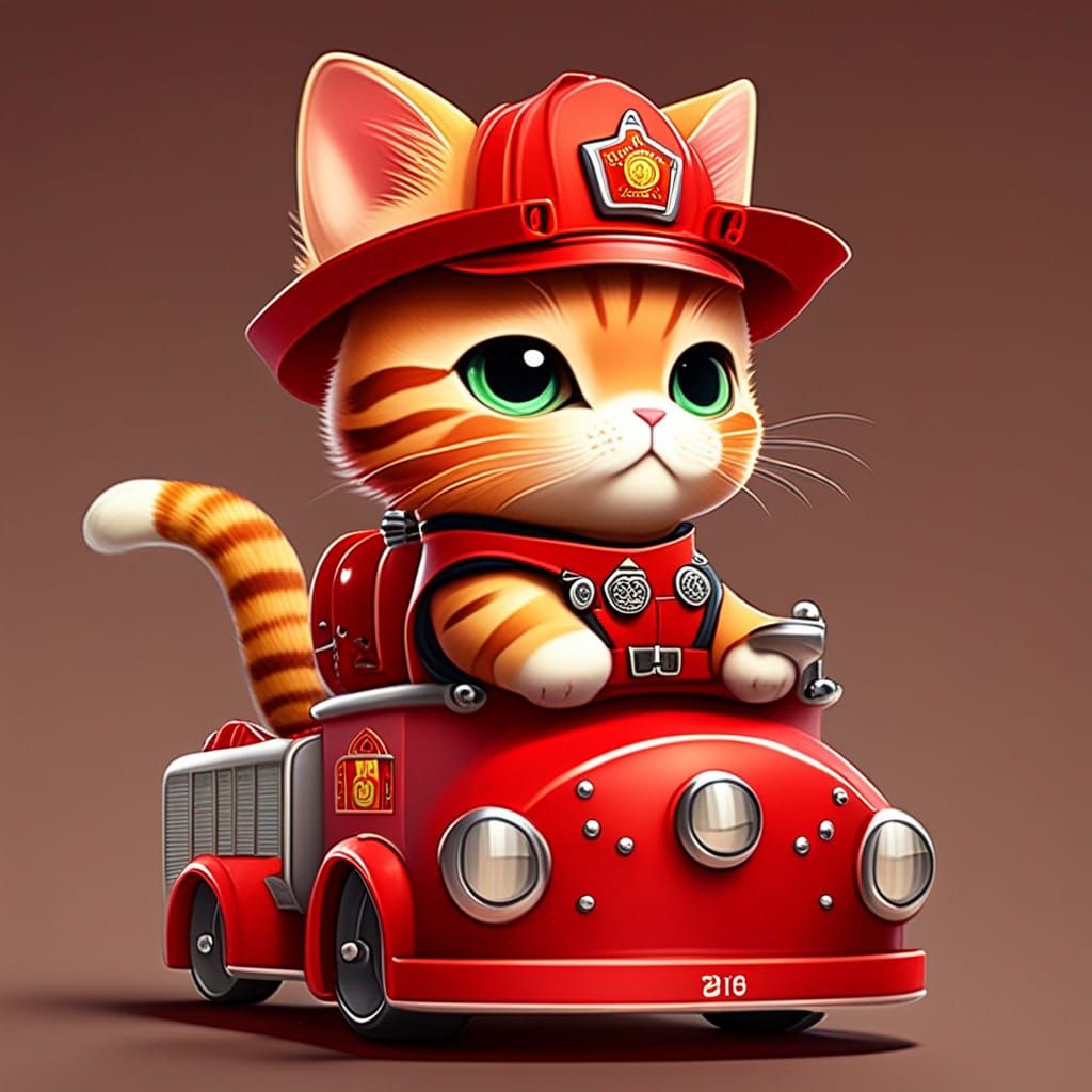 Firecat - AI Generated Artwork - NightCafe Creator