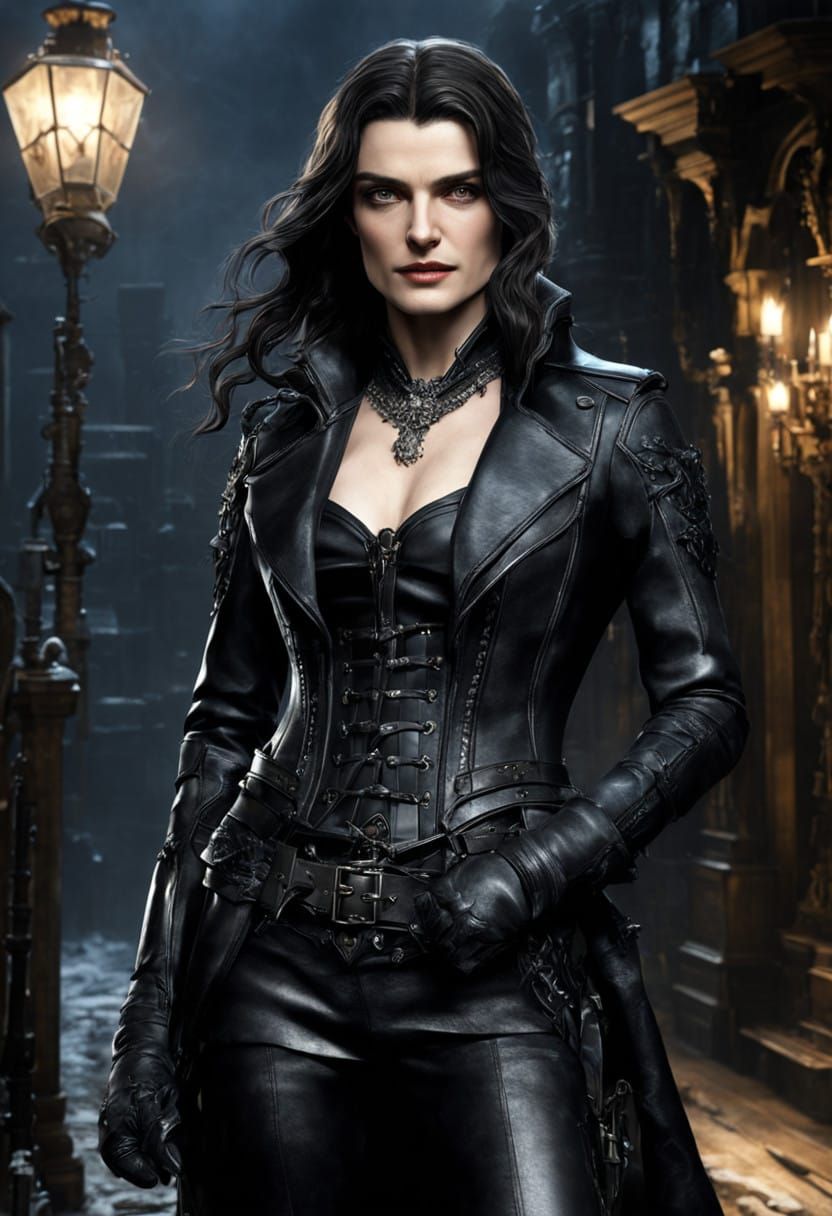 Rachel Weisz ultrarealistic face, superdetailled as a Hunter from ...