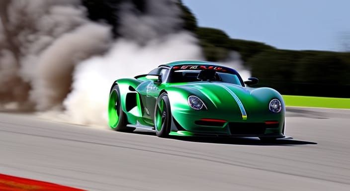 Drag Racer - AI Generated Artwork - NightCafe Creator