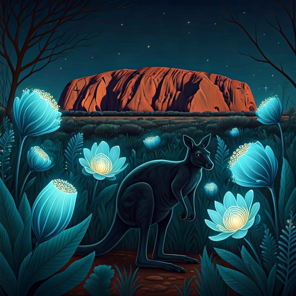 Uluru light festival - Uluru light festival