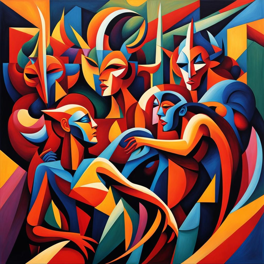 Demons escaping human body - AI Generated Artwork - NightCafe Creator