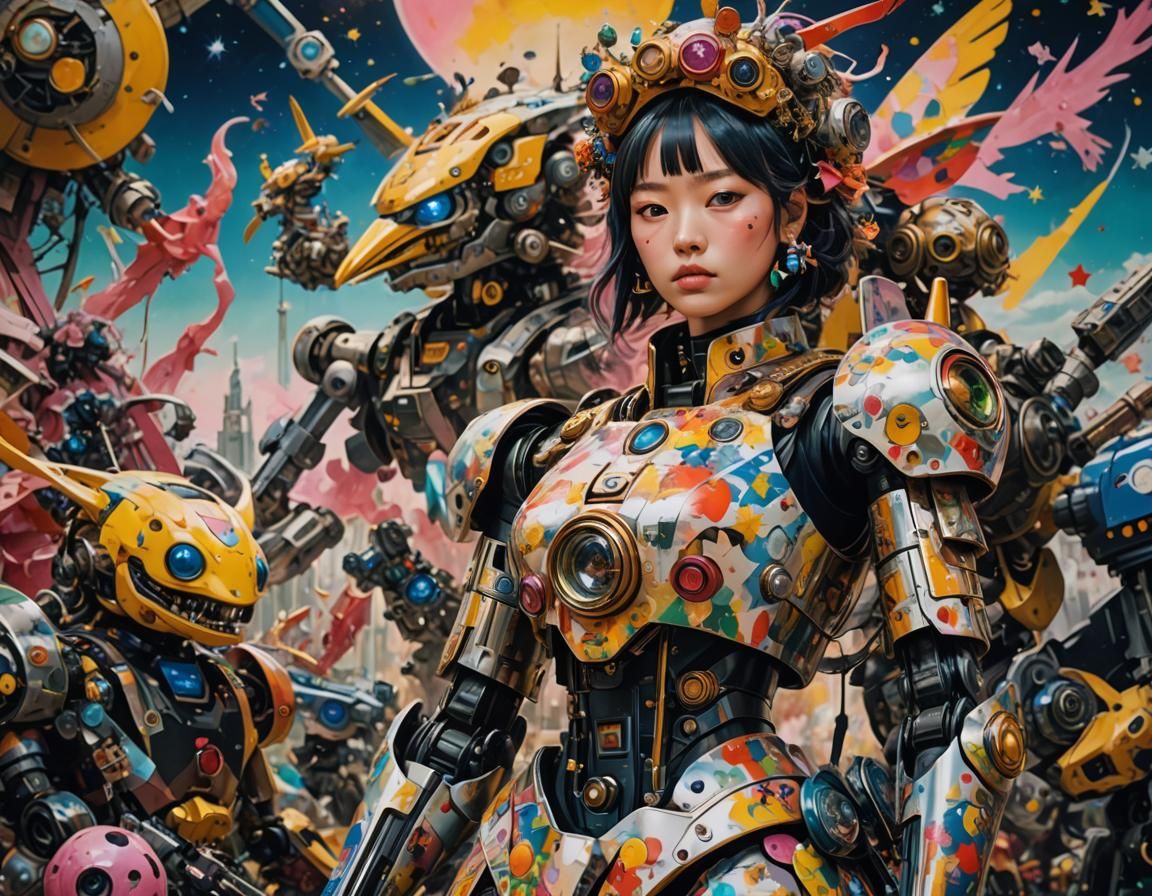 Robot magic - AI Generated Artwork - NightCafe Creator