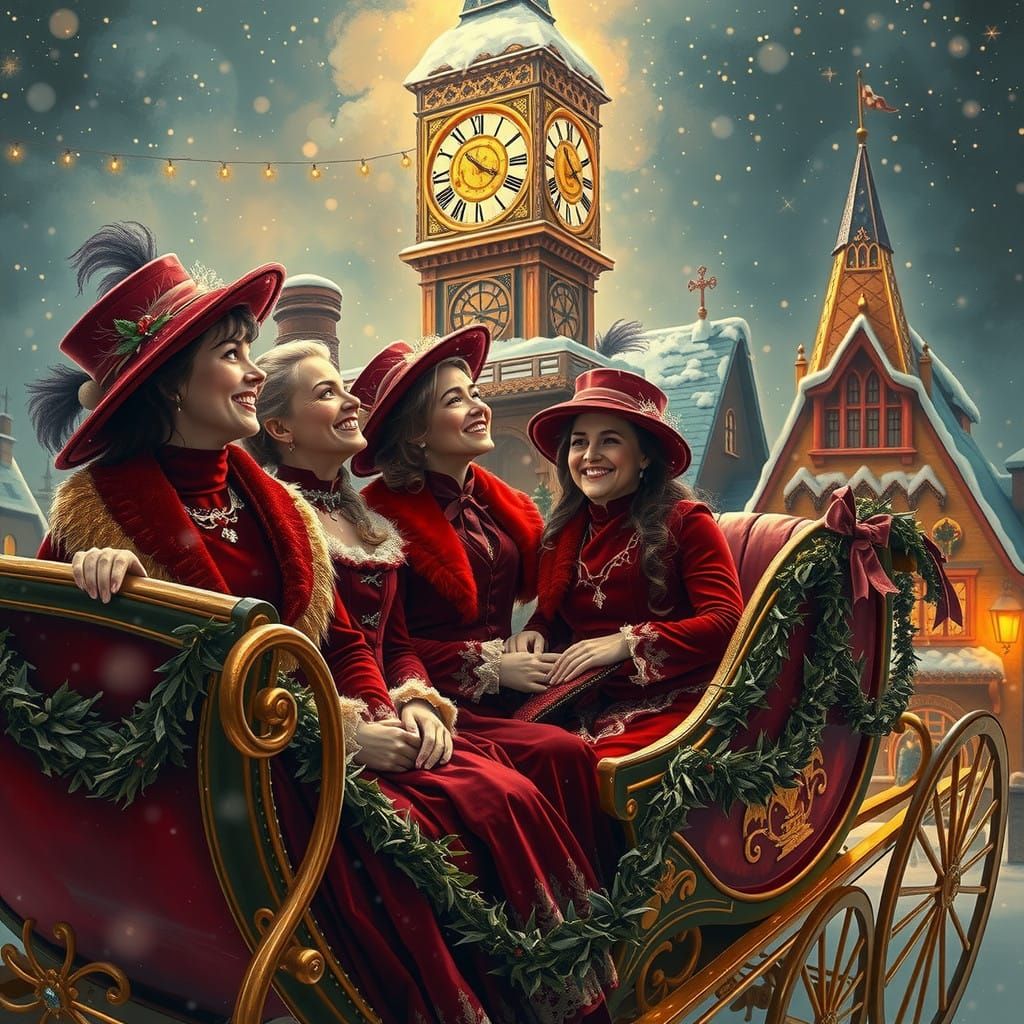 Victorian sleigh ride - Victorian sleigh ride