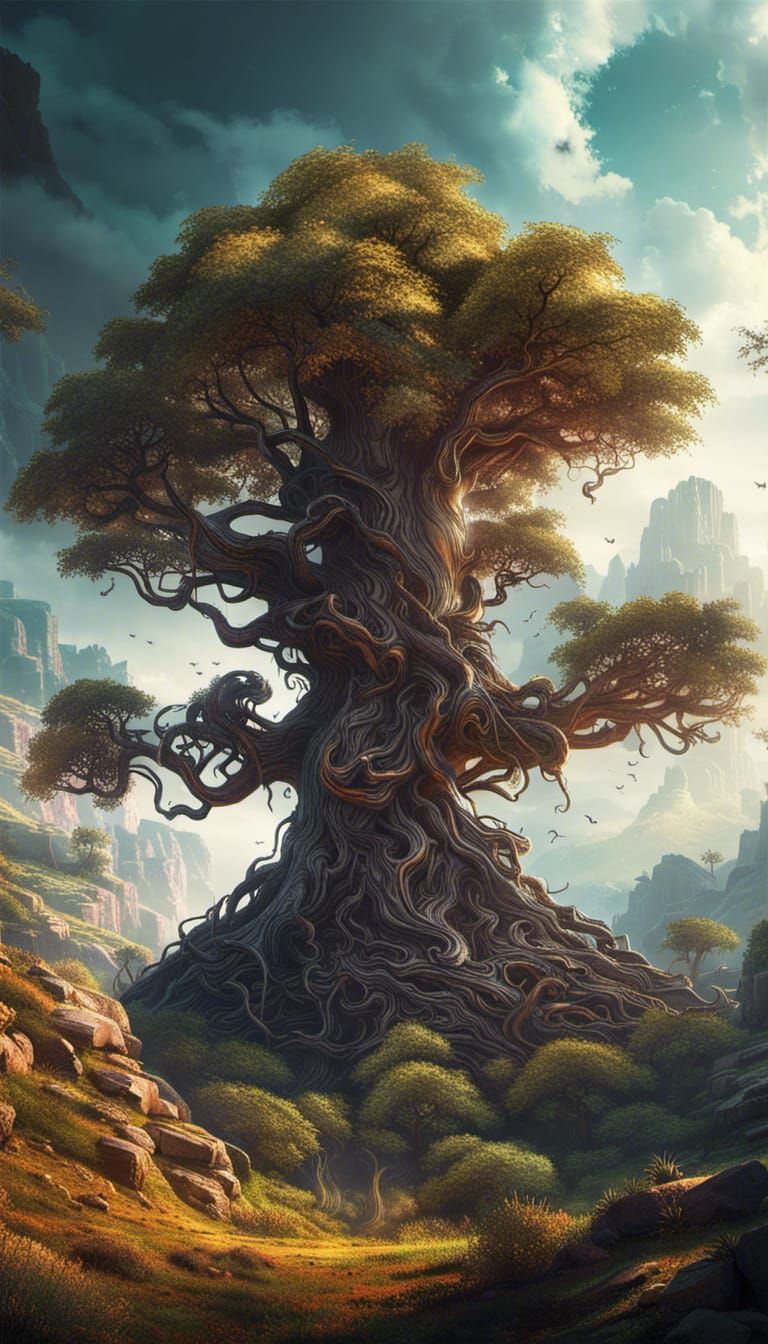 Iron Wood tree - AI Generated Artwork - NightCafe Creator