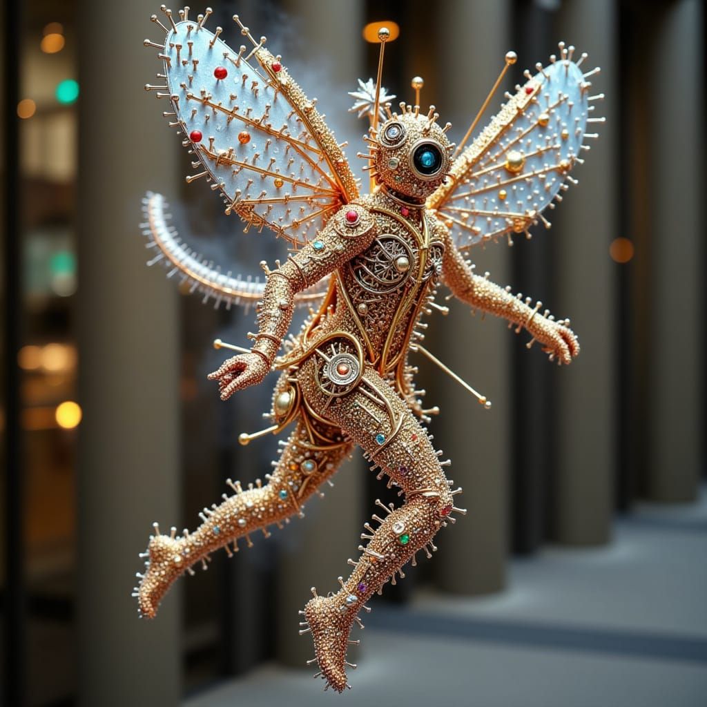 A vibrant steampunk sprite - Steampunk Sprite in Dynamic ...