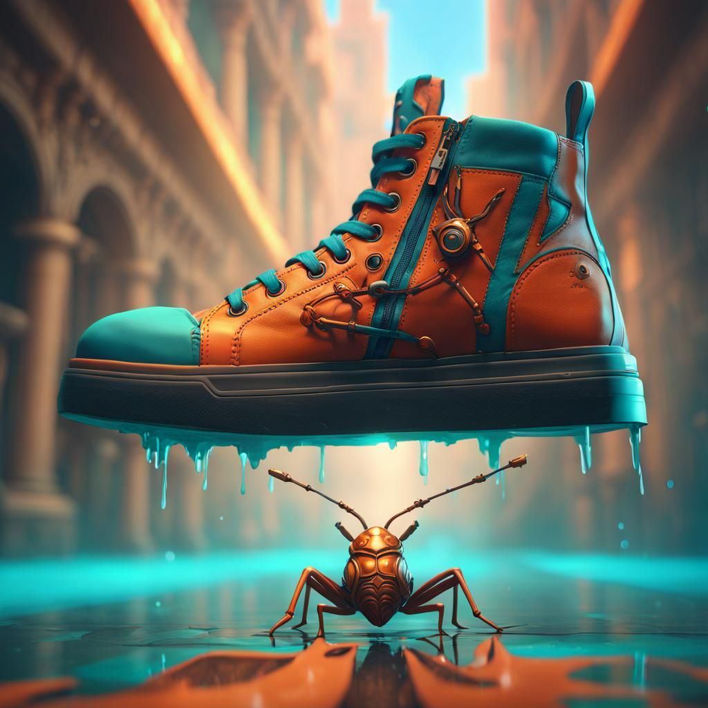Shoe Bug - AI Generated Artwork - NightCafe Creator