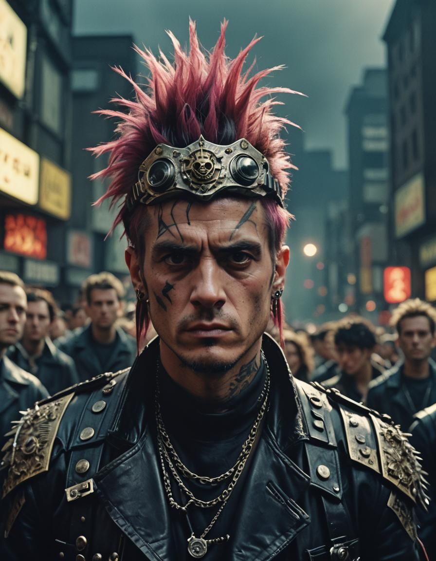 Punk King - AI Generated Artwork - NightCafe Creator