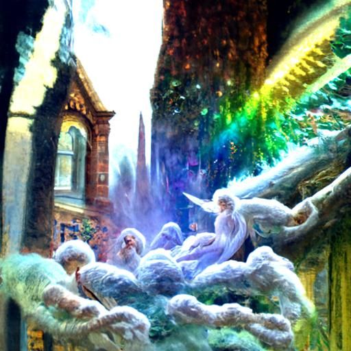 Angels Discussing Evolution, Quantum Physics, the Universe, Other ...