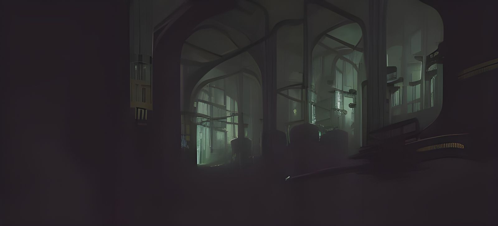 "industrial Underhive landscape" by Greg Rutkowski and Gustave Moreau ...