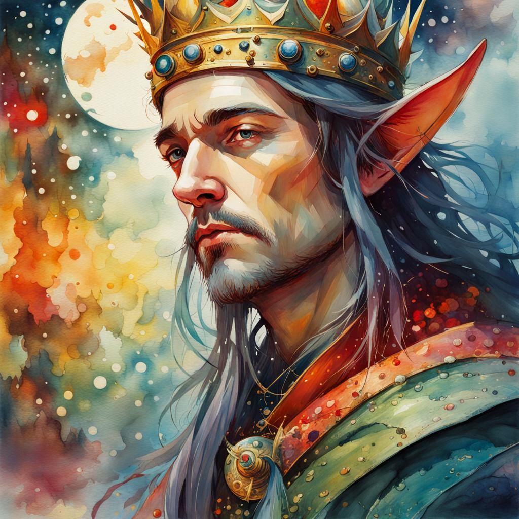 Elven king - AI Generated Artwork - NightCafe Creator