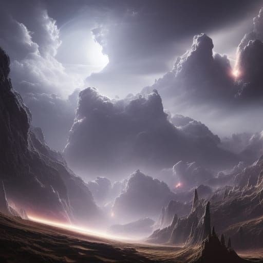 Celestial Void - AI Generated Artwork - NightCafe Creator