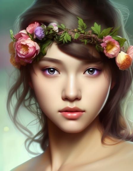 Beautiful Girl - AI Generated Artwork - NightCafe Creator