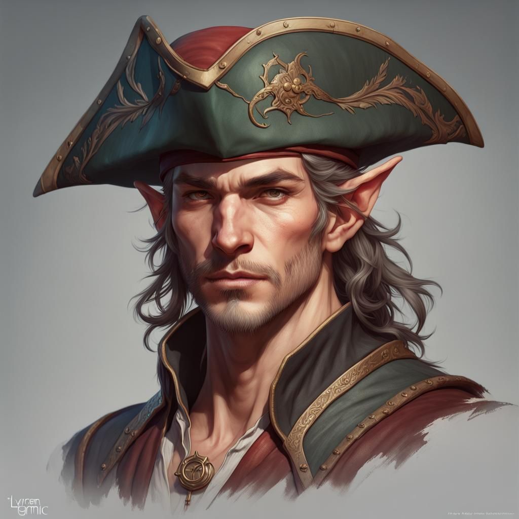 Elf pirate #4 - AI Generated Artwork - NightCafe Creator