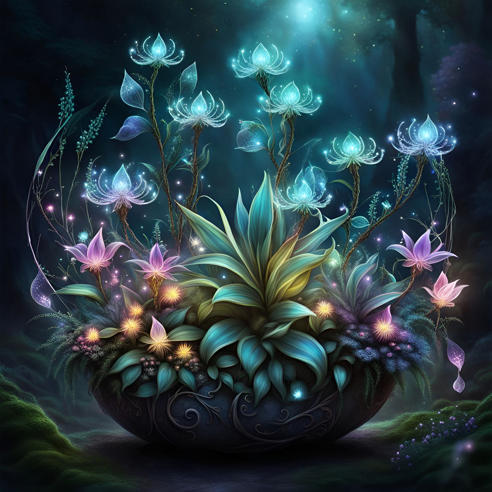 Magical Plants - AI Generated Artwork - NightCafe Creator