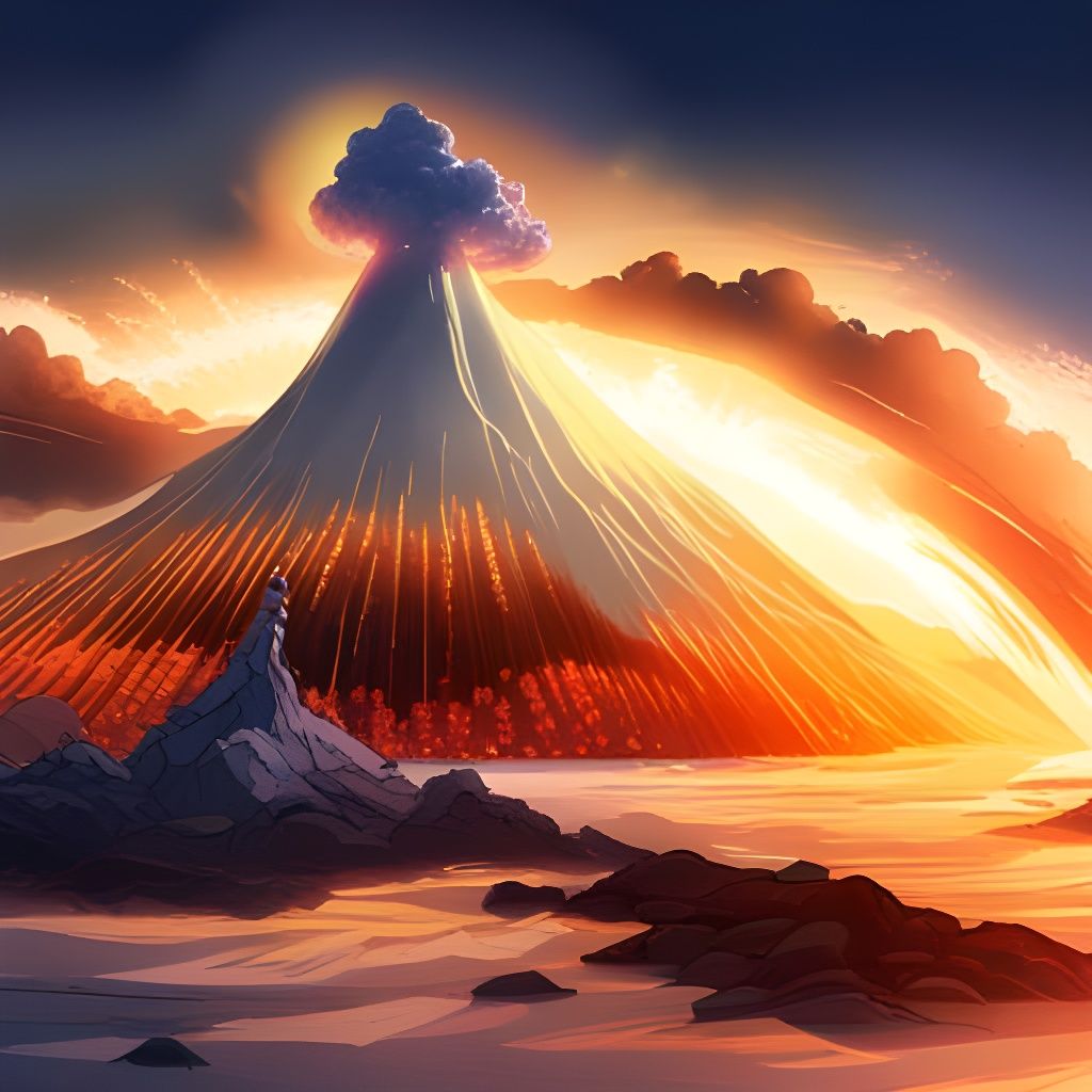 exploding volcano : r/nightcafe